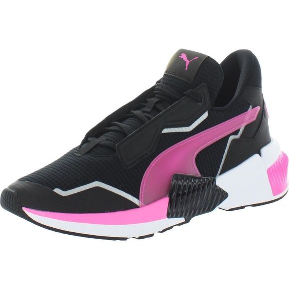 Puma | Shoes | Puma Womens Provoke Xt Black Mesh Logo Trainer Sneakers ...